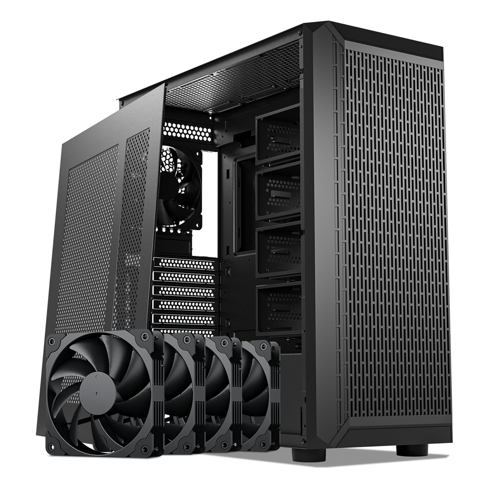 DARKROCK Classico Storage Master Case ATX Computer Case Mid Tower with ...