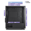 DARKROCK MH200 Black PC Computer Case for Office&Gaming Compact Mid-To ...