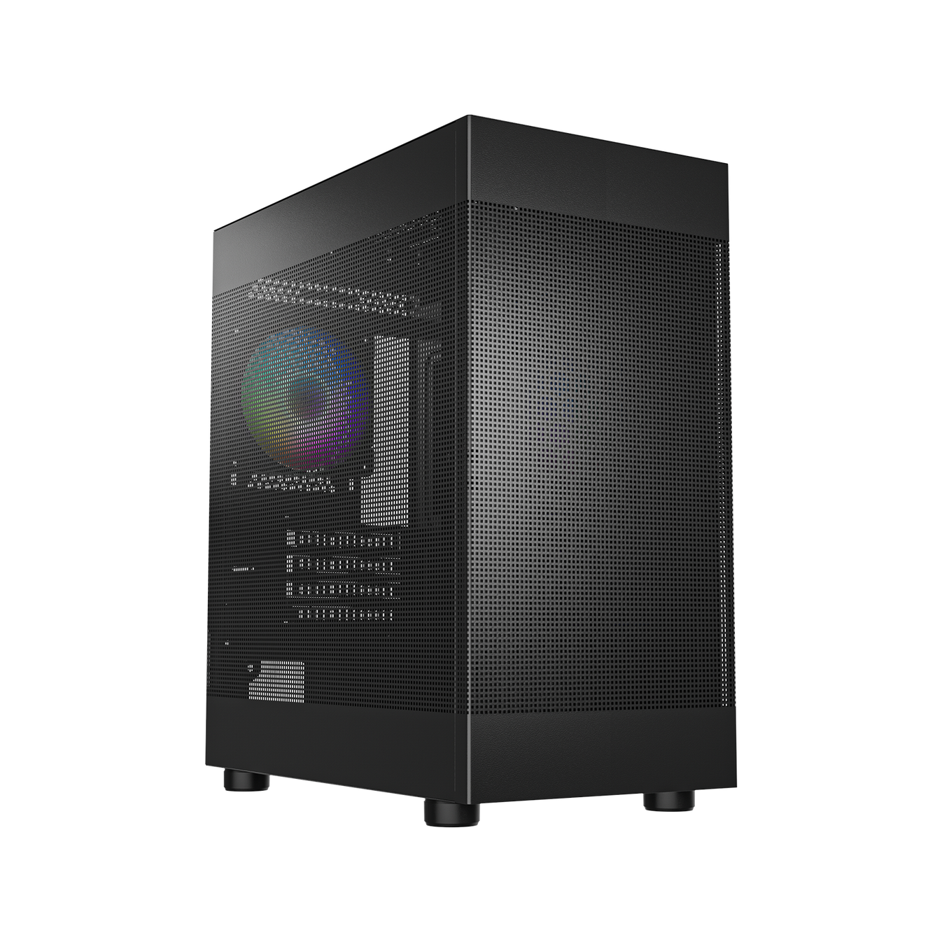 DARKROCK MH200 Black PC Computer Case for Office&Gaming Compact Mid-To ...